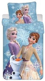 Jerry Fabrics | Povlečení bavlna Frozen Snowflakes 70x90 a 140x200 cm