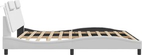 Rám postele Viana bez matrace bílý 180x200 cm umělá kůže 3208111