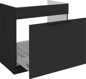 ARIA cc | dolní skříňka 80 ZL 1S dřezová | 80 cm | PREMIUM BOX | černá
