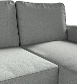 Potah na pohovku IKEA Backabro rozkládací se šezlongem barva modrá látka pletený vzor