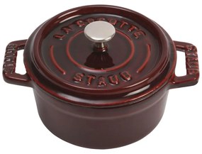 Hrnec STAUB  kulatý 10 cm vínový 0,25l