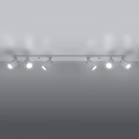Sollux Lighting Stropní svítidlo RING 6L bílé