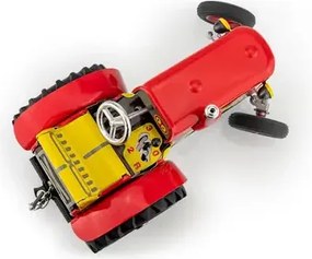 KOVAP Traktor Zetor červený / Na klíček / Kov / 1:25 / od 3 let