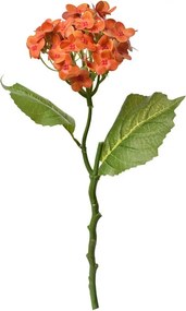 Dekorace umělé květiny s oranžovými kvítky - 19*10*37 cm