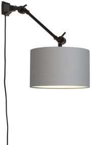 Nástěnná lampa Amsterdam 3220 různé barvy, vel. S barva stínidla: light grey (LG)
