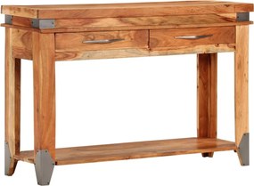 vidaXL Konzolový stolek 110 x 34 x 74 cm masivní akáciové dřevo [338469]