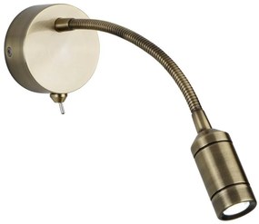 Searchlight 2256AB - LED Flexibilní lampička ADJU LED/1W/230V