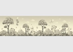 Dětská samolepící bordura na zeď Medvídek | 5 m x 13.8 cm | DWBD8169