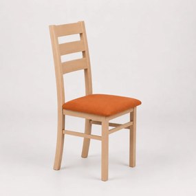 Stima Židle LORI II s čalouněným sedákem dub sonoma LUX terracotta 10