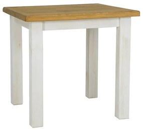 MAXIVA Jídelní stůl - POPRAD II, 80x80, medová borovice/bílá borovice