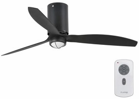 FARO Barcelona FARO 32043WP-10 - LED Stropní ventilátor MINI TUBE FAN LED/16W/230V černá + DO FA32043WP-10