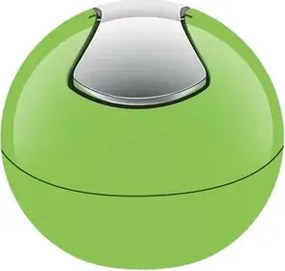 Spirella BOWL mini výklopný odpadkový koš 1 L zelený / plast
