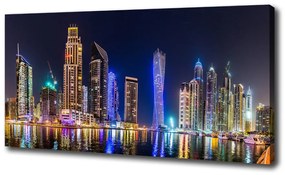 Wallmuralia Foto obraz na plátně Noční Dubai 100x50