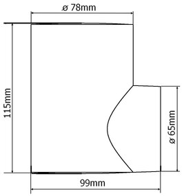 T-LED Nástěnné svítidlo PITE 1RB Nástěnné svítidlo PITE 1RB