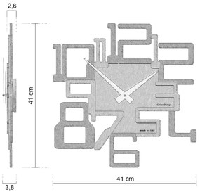 Designové hodiny 10-131-69 CalleaDesign Big Kron 41cm