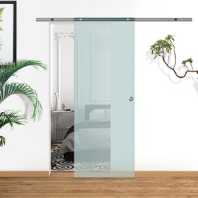 HOMCOM Posuvné skleněné dveře Posuvné skleněné dveře do místnosti, matné sklo, 775/900/1025x2050 mm| Aosom