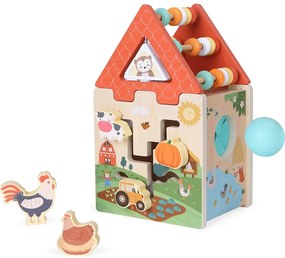 2Kids Toys Motorická kostka Farma 2 v 1