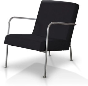 Potah na křeslo Ikea PS barva černá látka pletený vzor