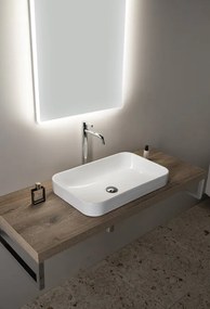 Isvea Sapho Sott Aqua 10SQ50060 umyvadlo 60 x 38 cm
