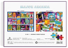 Galison Oboustranné puzzle Major Arcana 500 dílků