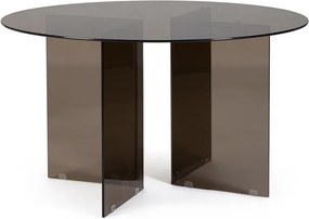 Skleněný kulatý jídelní stůl ø 130 cm Iride – Bizzotto