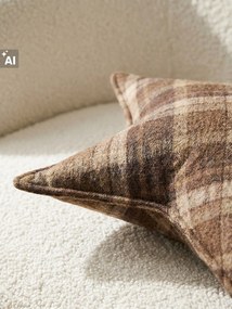 Sinsay - Vánoční dekorativní polštář ve tvaru hvězdy s kostkovaným vzorem - vícebarevná