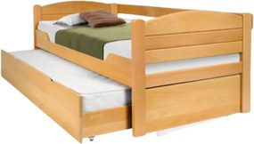 Postel z masivu K1 SOFA 90 PLNÁ PLUS - buk Buk natural