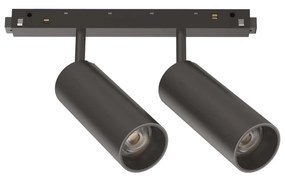 Ideal Lux LED reflektor EGO TRACK DOUBLE 4000K Barva: Černá, Varianty: 5W, Stmívání: Stmívání DALI