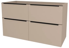 Mereo Mereo, Mailo, koupelnová skříňka 121 cm, černé madlo, Multidecor, CN593SBSEKA