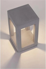NV 9540215 Venkovní sloupkové svítidlo BEV šedý beton skleněný difuzor LED 5W 3000K 120-230V IP65 - NOVA LUCE