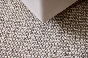 Diamond Carpets India, Ručně vázaný kusový koberec Maya DE 4981 White Mix, 80x150, béžová, ložnice