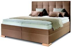 Americká boxspring postel Murano s úložným prostorem, 160×200 cm Velikost postele: 160 × 200 cm