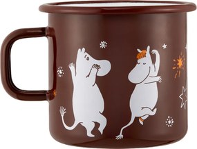 Hrnek Moomin Comet 0,55l, smalt / hnědý