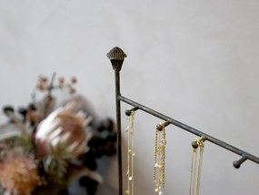 Bronzová antik závěsná šperkovnice na šperky a řetízky Vio - 33*6*37 cm