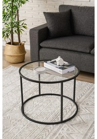 Konferenční stolek Berlin Black, 60 cm