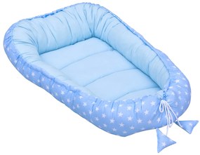 Hnízdo pro miminko Scarlett Hvězdička - modrá