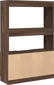 Skříň highboard hnědý dub 92 x 33 x 140 cm kompozitní dřevo 3309615