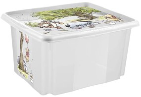 Keeeper Úložný box s víkem velký "Winnie", Transparent II 45 l