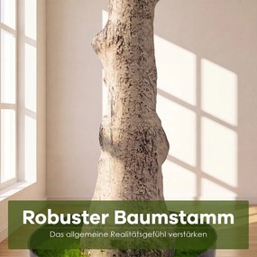 Costway Umělý strom Realistická umělá rostlina s 25 bujnými větvemi a robustním