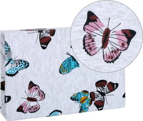 Bellatex Prostěradlo Jersey LUX Růžová 70x140 cm