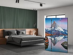 Paraván pohled na jezero švýcarsko Rozměr: 135 x 180 cm