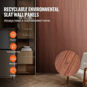 dřevěné lamelové akustické panely 8 KS 243,8 × 15,2 cm pro moderní stěnu černý ořech