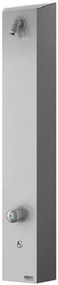 Sanela Nerezové sprchové panely - Nerezový sprchový panel s piezo ovládáním a směšovací baterií, pro 2 vody, bateriové napájení SLSN 02PB