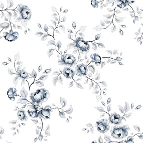 Dekornik Tapeta modré růže 280x50 cm