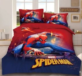 3-dílné ložní povlečení Disney pohádky Motiv: 027 Spider-Man, Varianta: 1x polštář + 1x přikrývka + 1x prostěradlo