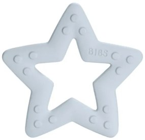Mushie Silikonové kousátko Baby Bitie Bibs Star-baby-blue