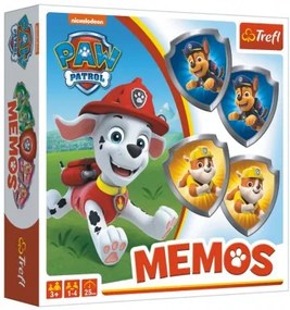 Pexeso papírové Paw Patrol/Tlapková patrola společenská hra 36 kusů v krabici 20x20x5cm