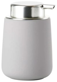 Světle šedý porcelánový dávkovač mýdla 250 ml Nova – Zone