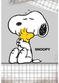 Carbotex Povlečení do postýlky 100x135 + 40x60 cm - Snoopy Nejlepší kamarádi