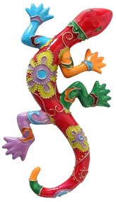 Zahradní figurka z polyresinu Lizard, 24 cm, vícebarevná